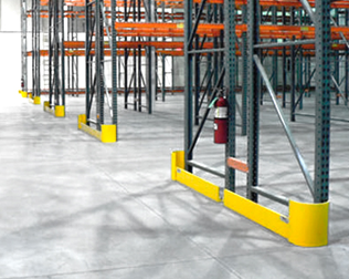 END-OF-AISLE RACK PROTECTORS Single Left Or Right | Materials Handling ...
