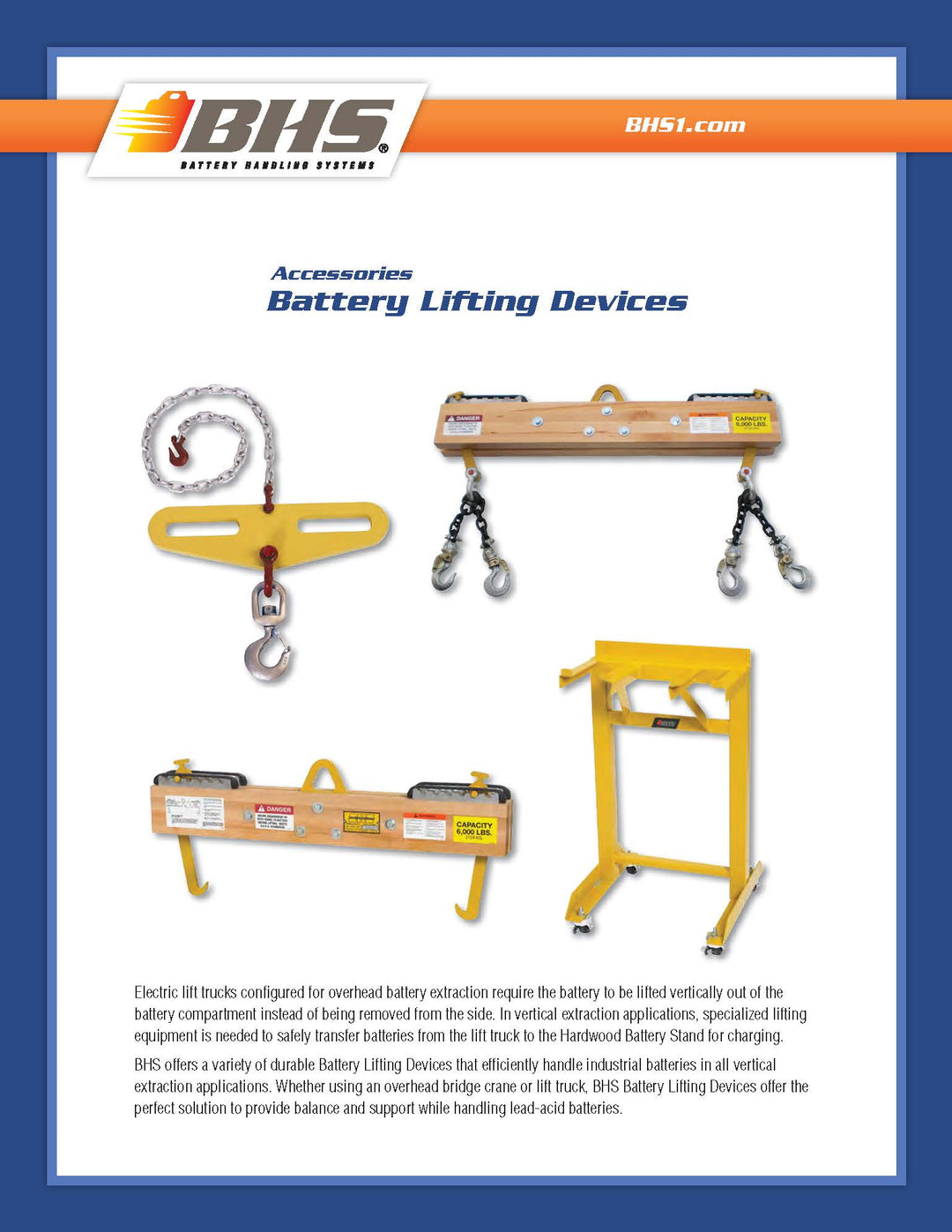 Battery Lifting Beam | Materials Handling Store by Raymond Handling ...